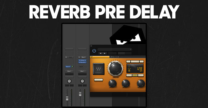 Tempo synced reverb pre delay