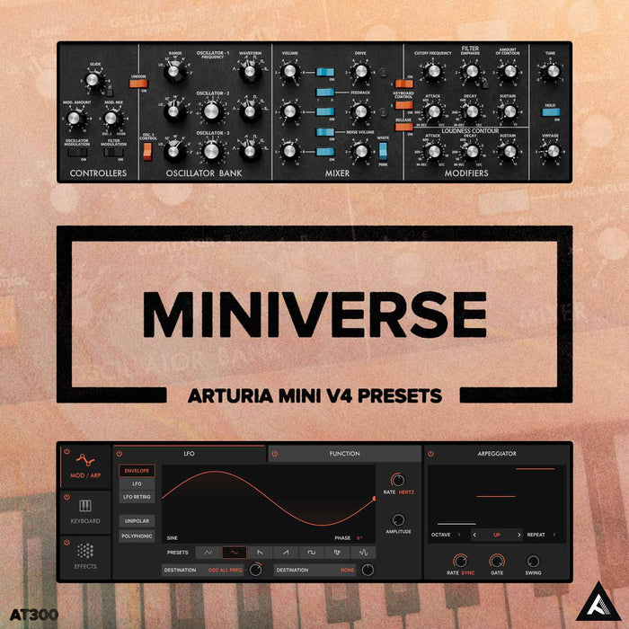 Miniverse – Arturia Mini V4 Presets & Tech House Samples