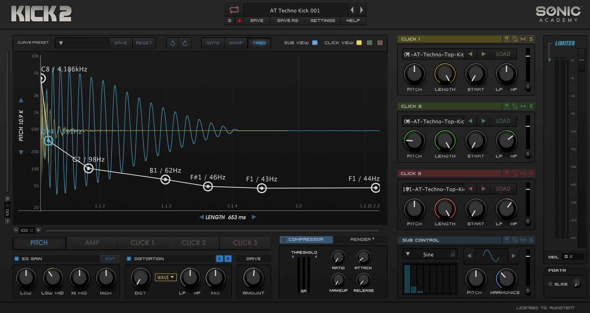 Fabric // Kick 2 Techno Presets
